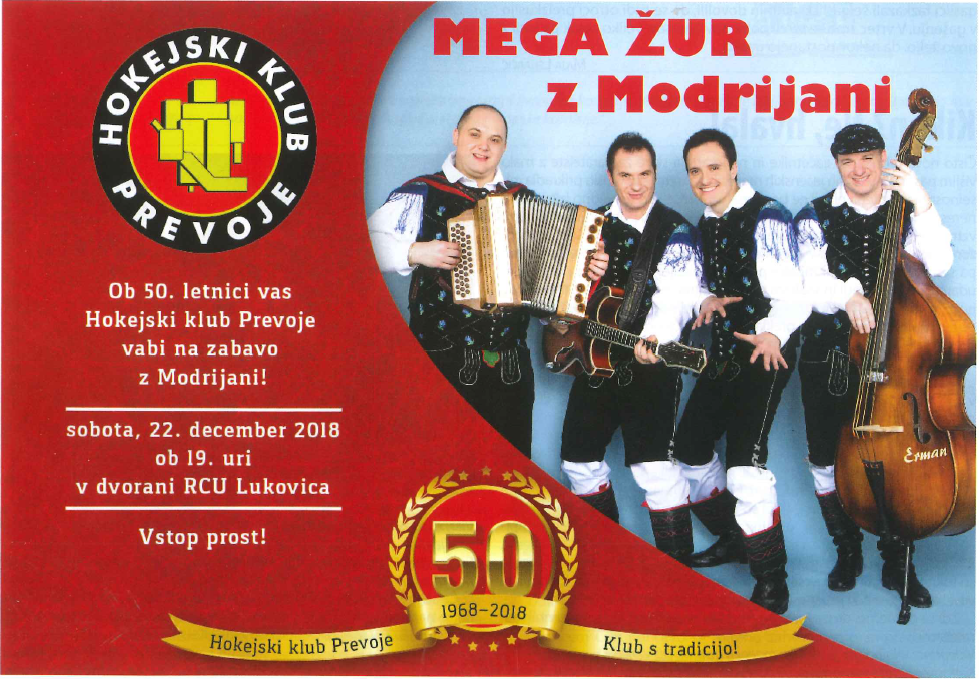 50. letnica Hokejskega kluba Prevoje - lukovica.si